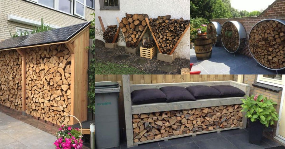 Ideas Sencillas Para Almacenar Madera De Forma Creativa